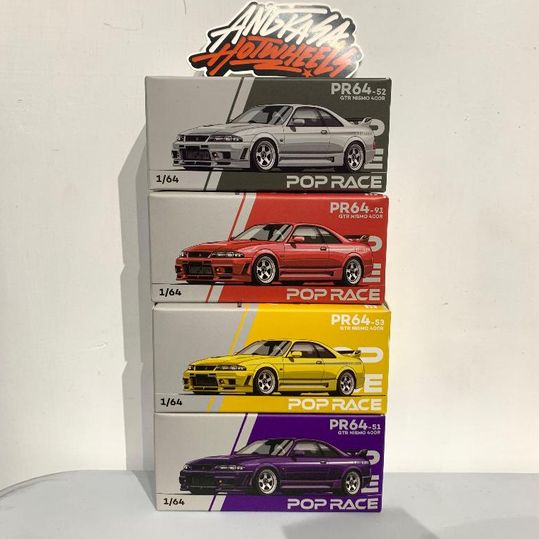 Pop Race 1: Nissan Skyline64 GTR R33 Nismo 400R White - Red - Purple ...