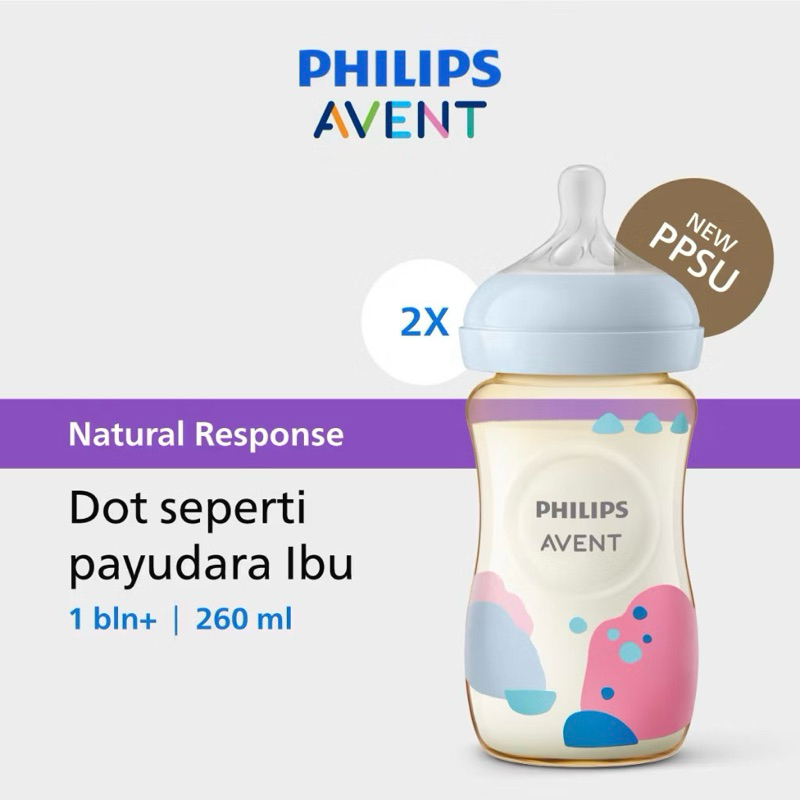 Philips Avent Natural Bottle PPSU 260ml Twin - Baby Milk Bottle | Shopee Philippines