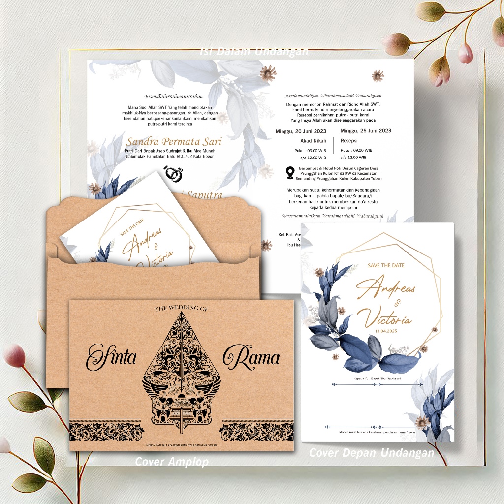 Elegant Luxury Aesthetic Envelope Wedding Invitations - Luxury Wedding ...