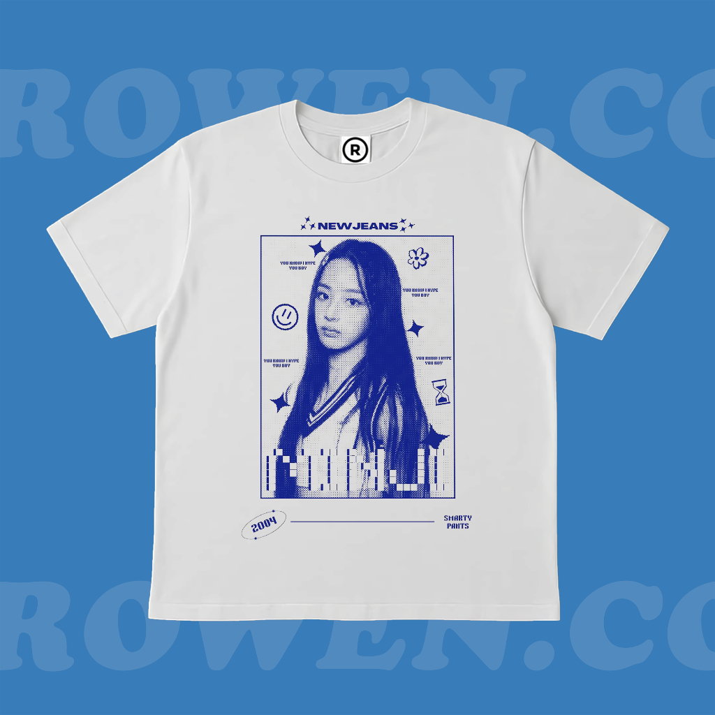 ROWEN.CO | KAOS BAJU NEWJEANS MINJI SMARTY PANTS KPOP KOREAN KOREAN ...