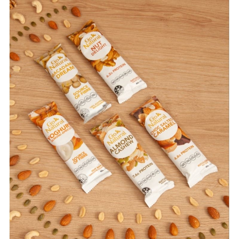 Go Natural High Fiber Gluten free Snack Bar Healthy Cereal High in ...