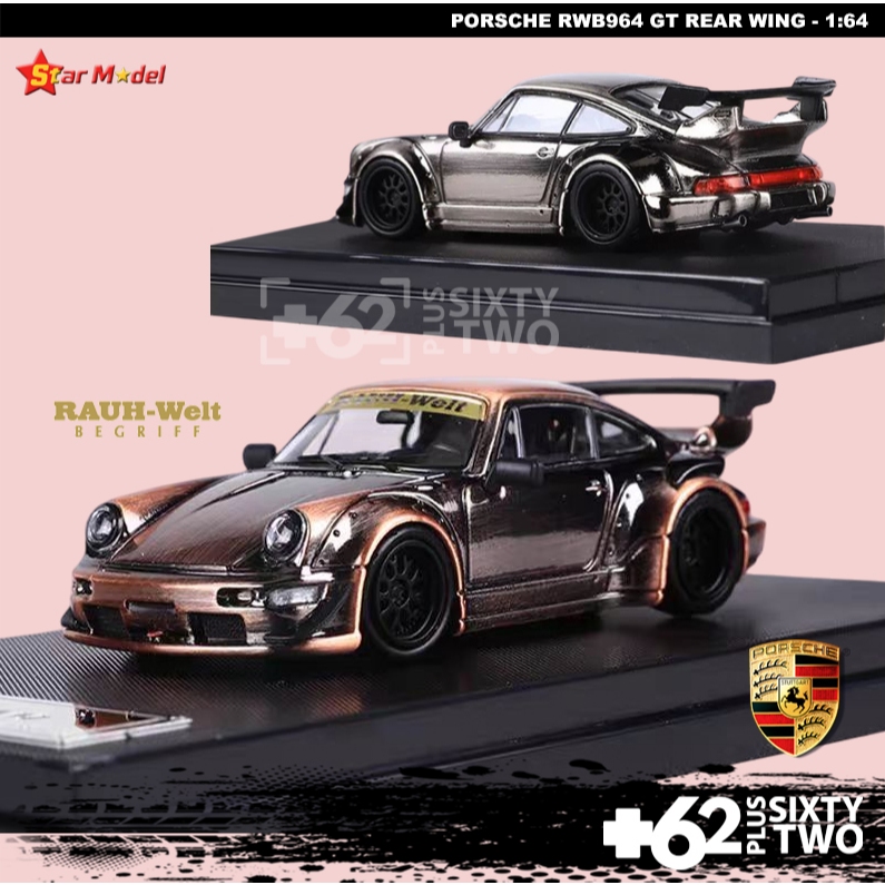 Star Model 1: 64 Porsche RWB964 GT Rear Wing Porsche RWB European car ...