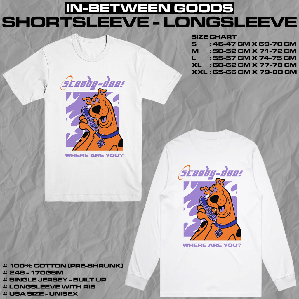 SCOOBY DOO - WHERE ARE YOU | T-SHIRT | LONGSLEEVE | CARTOON MERCH ...