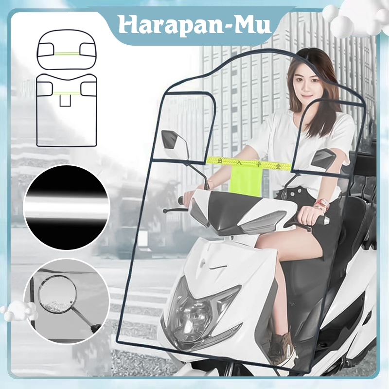 PVC Windshield / Universal Motorcycle Wind Barrier / Electric Bicycle ...