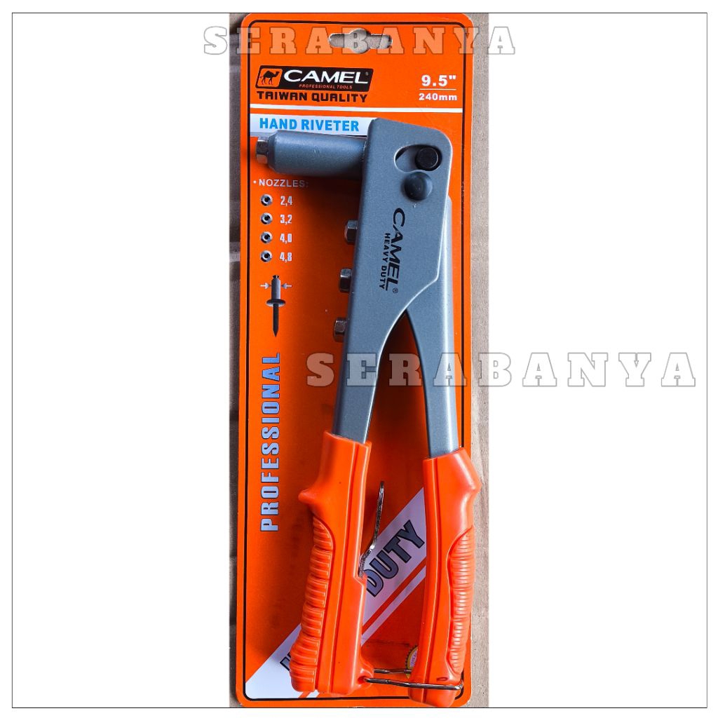CAMEL MULTI-PURPOSE RIVET STANG PROFESSIONAL HEAVY DUTY HAND RIVETER ...