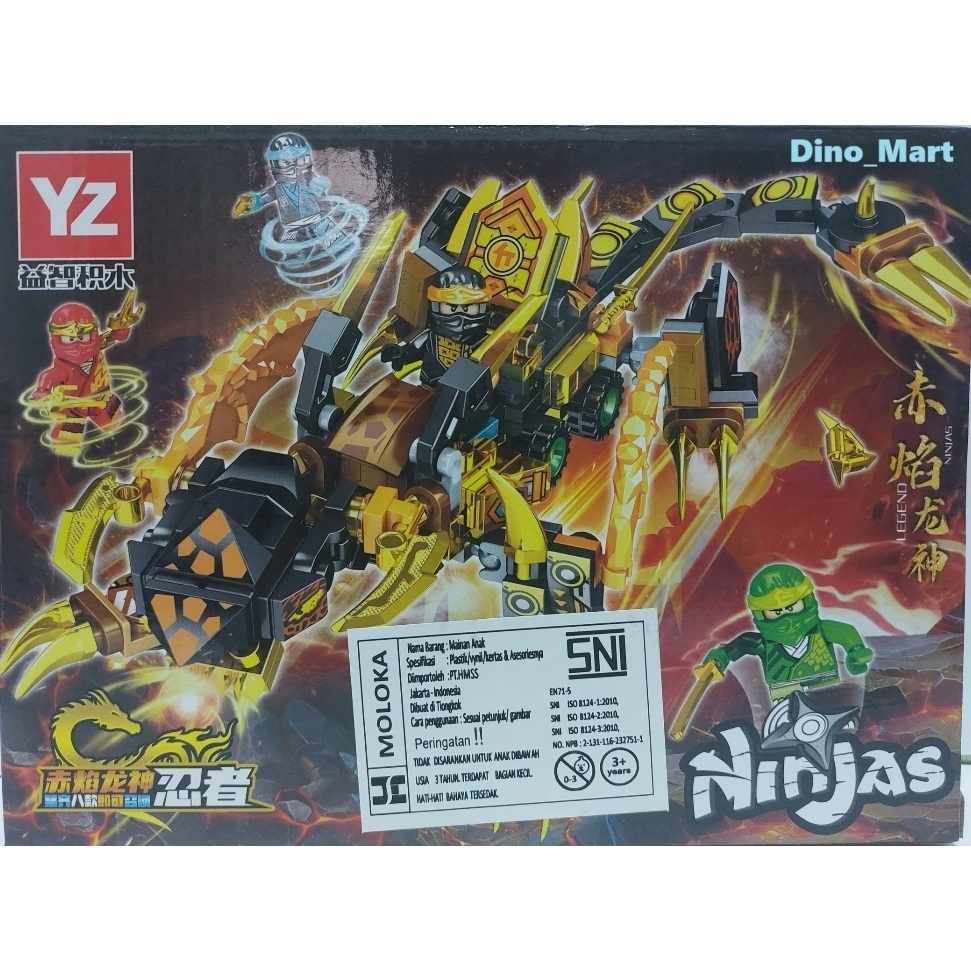 Brick Ninjas Mini Figure YZ7122 - Children's Toys - Block Toys ...