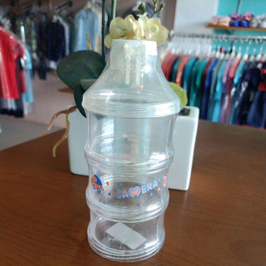 Camera milk container 4 stack | 4 tier baby milk powder container ...
