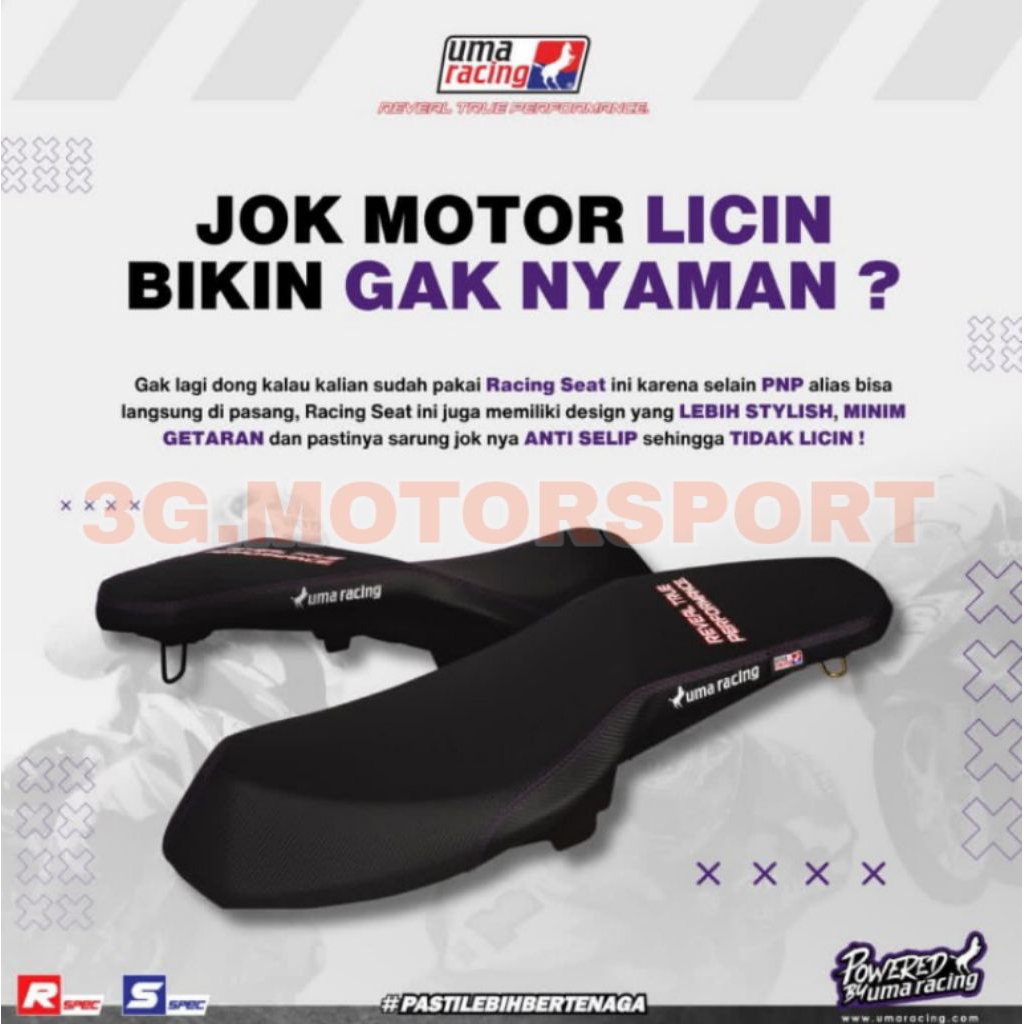 UMA RACING motorbike seat/seat nmax new/nmax v2 UMA RACING | Shopee ...