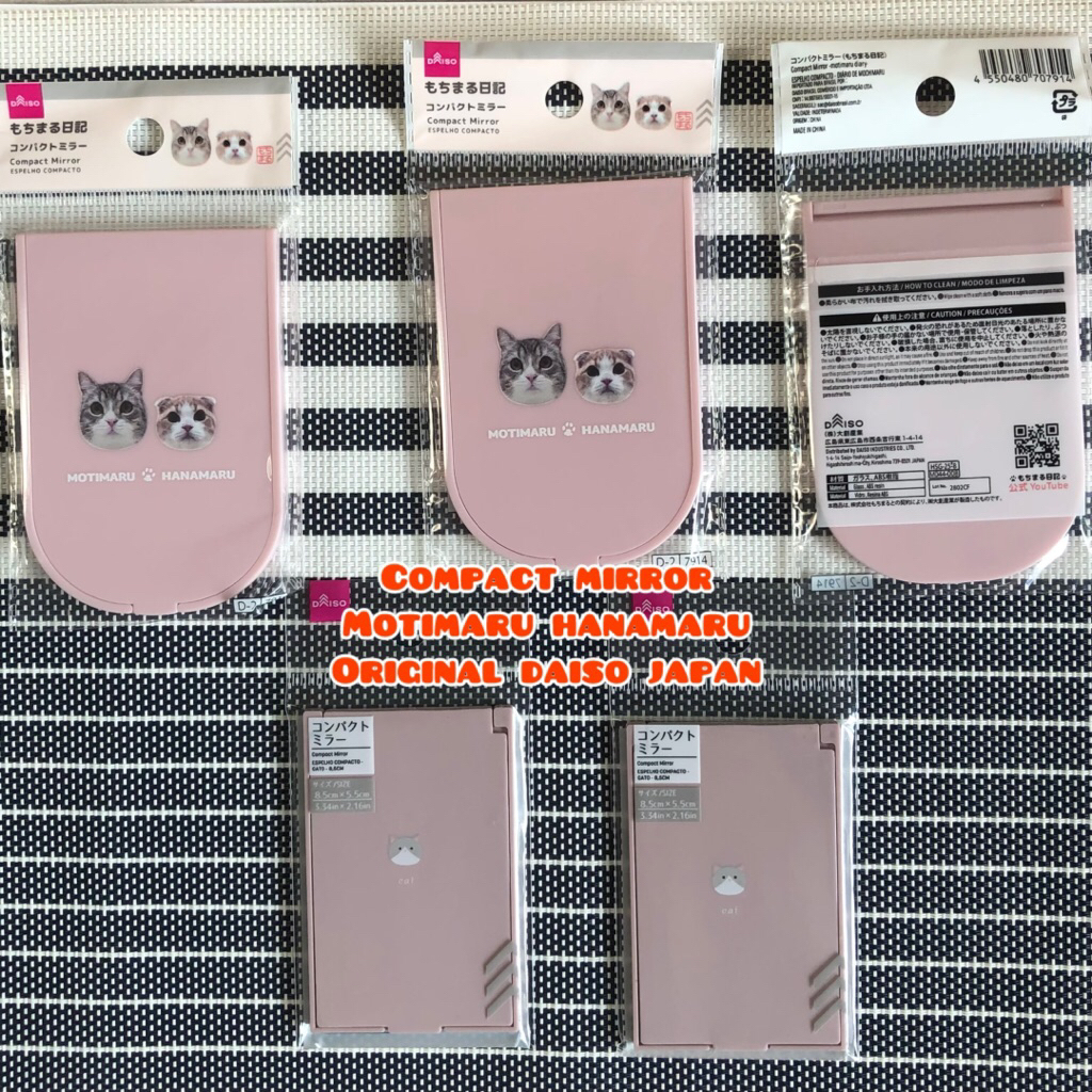 Compact mirror motimaru hanamaru glass mirror original japan | Shopee ...