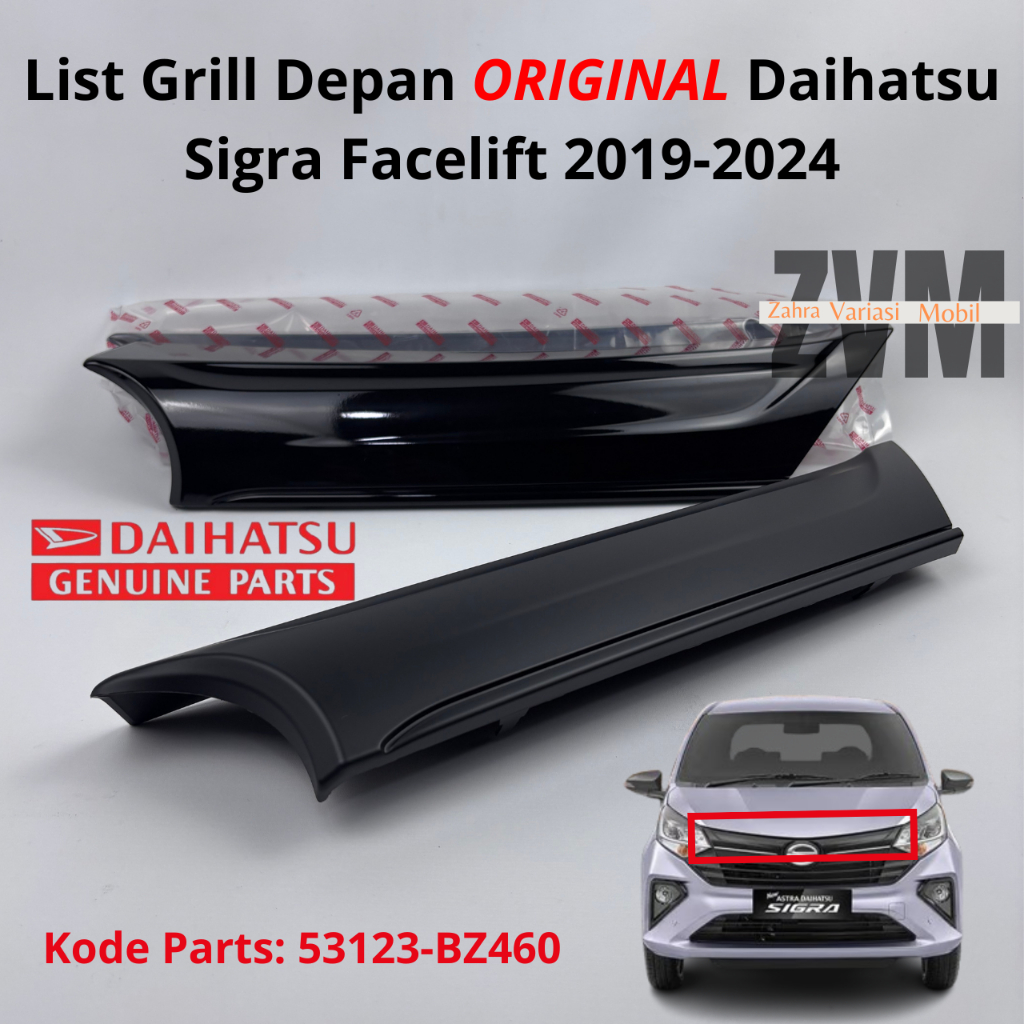 List of Front Grilles Original DAIHATSU Sigra Facelift 2019 2020 2021 ...