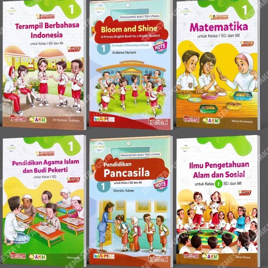 Book for Grade 1 Elementary School Global Merdeka Triad Curriculum ...