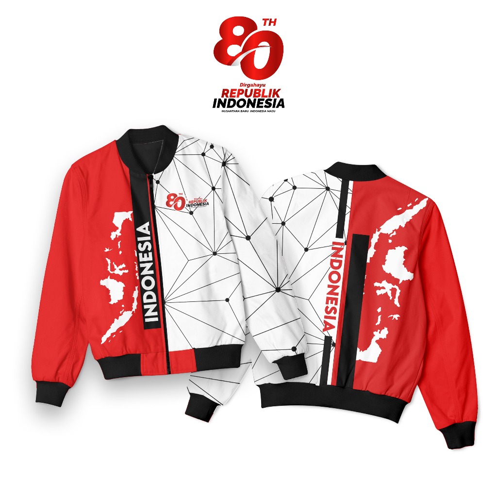 Indonesian Independence Day BOMBER Jacket for the Republic of INDONESIA ...