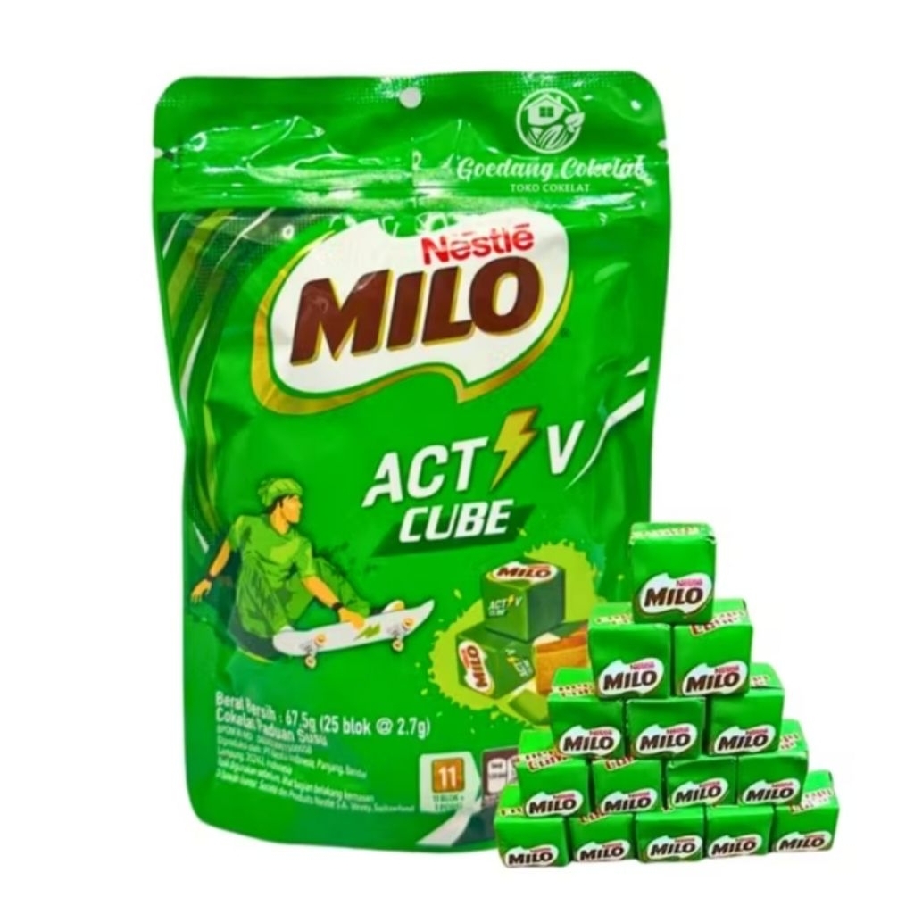 Nestle Milo Activ Cube 25 Blocks/2.7Gr | Shopee Philippines