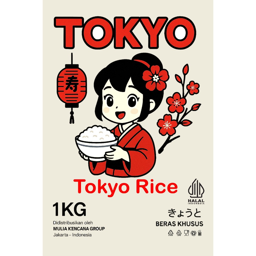 TOKYO RICE 1 KG | TOKYO RICE JAPONICA | TARABAS JAPANESE RICE | BENTO ...