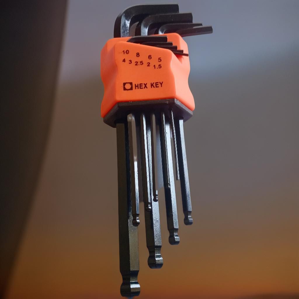 L-WRENCH SET 9 PCS BLACK HEX KEY | Shopee Philippines