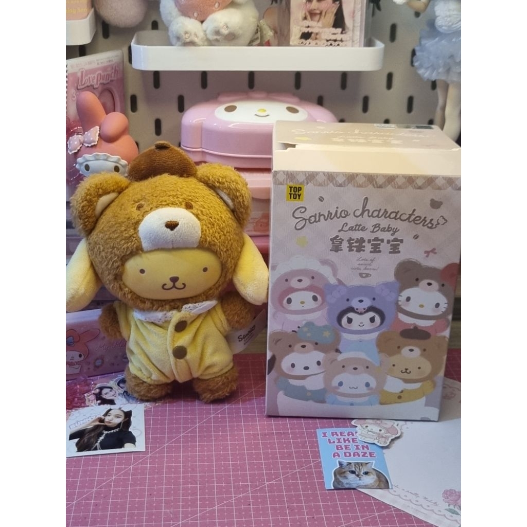 Pompompurin latte baby 100% original official TOP TOY miniso sanrio ...