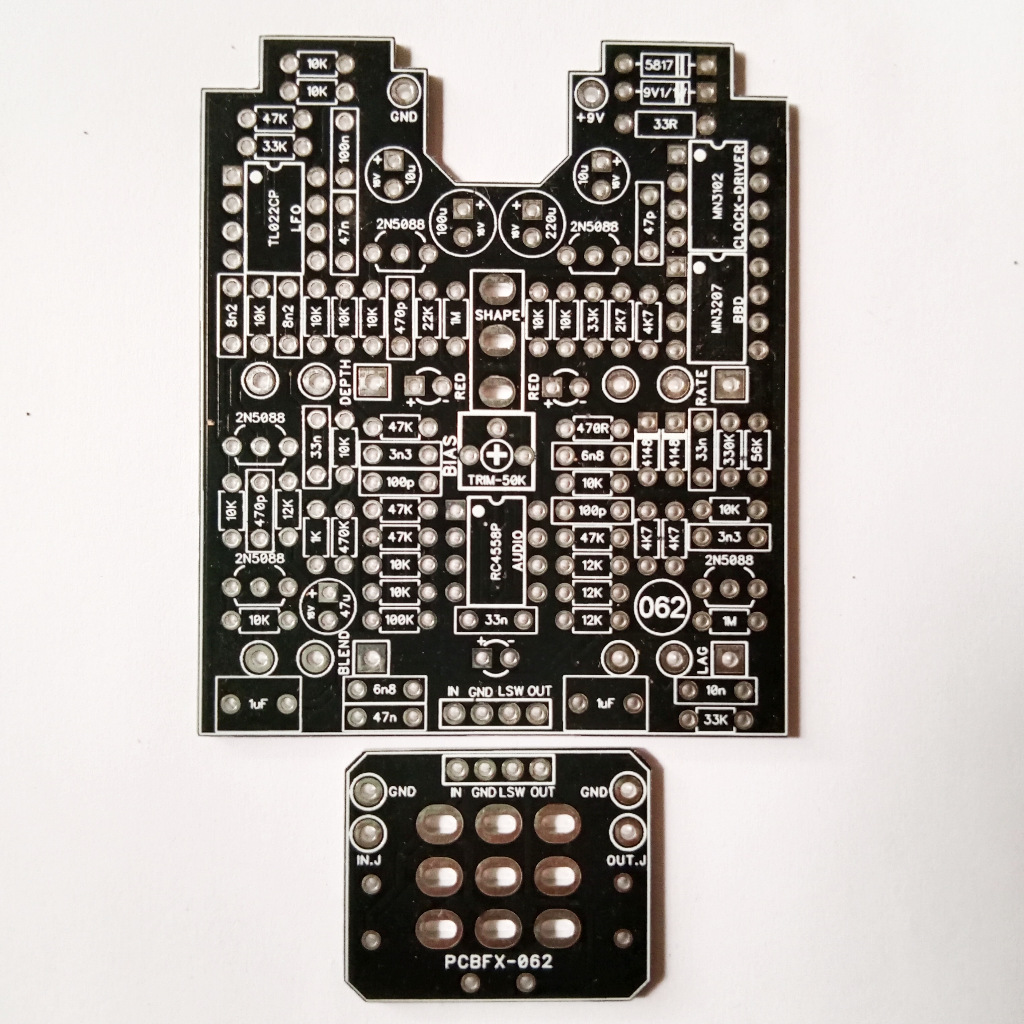 T-Audio PCBFX-062 Based On Walrus Audio Julia Analog Chorus Vibrato ...