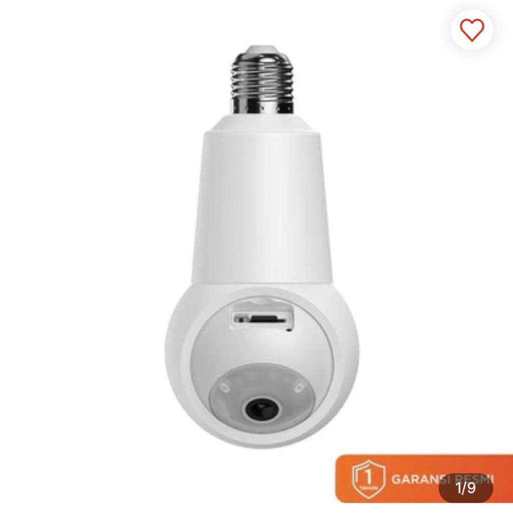 Krisbow Sync Smart Ip Camera Wifi Bulb Ptz Z9 3mp | Shopee Philippines