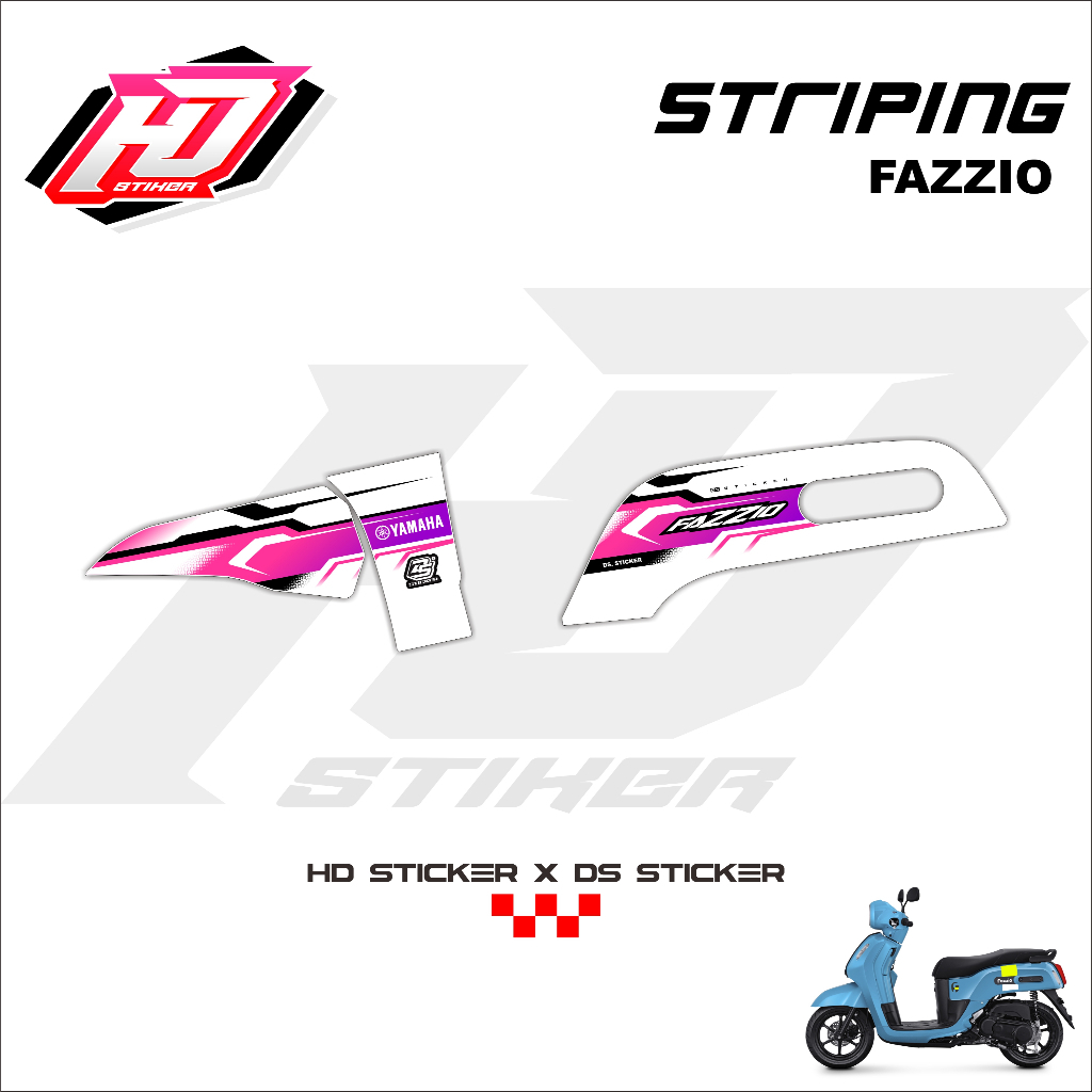 Fazzio Striping Sticker Decal List Fazzio WHITE HD Variations130625 HD ...