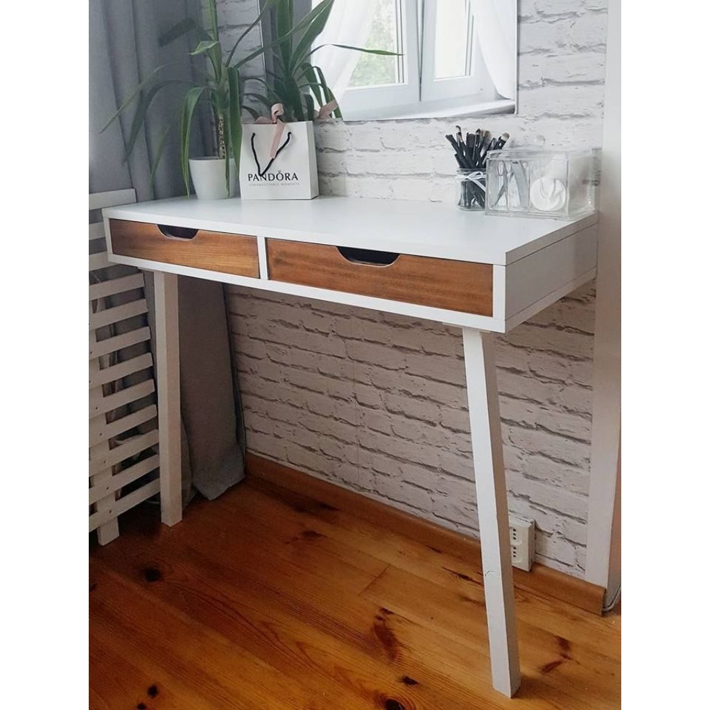 Console Drawer Table Shelf Wall Mounted Table Study Table Dressing ...
