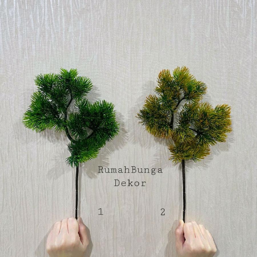 Artificial Pine Pine Bonsai Tree Leaves (2 Colors) | Shopee Philippines