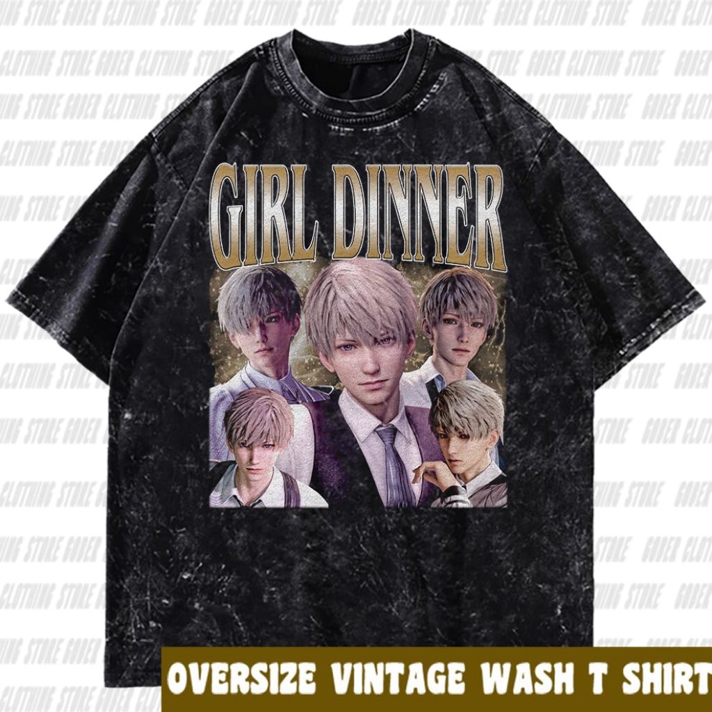 Oversized Love and deepspace Xavier GD T-Shirt | Cotton 24s Built-Up ...