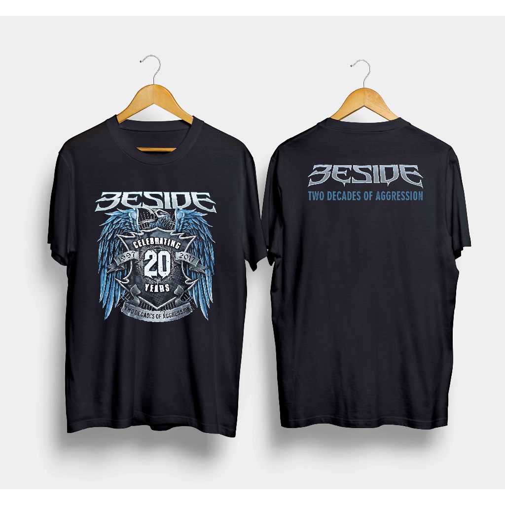 Beside Band T-shirt - Two Decades Of Aggression / Rock Metal Music T ...