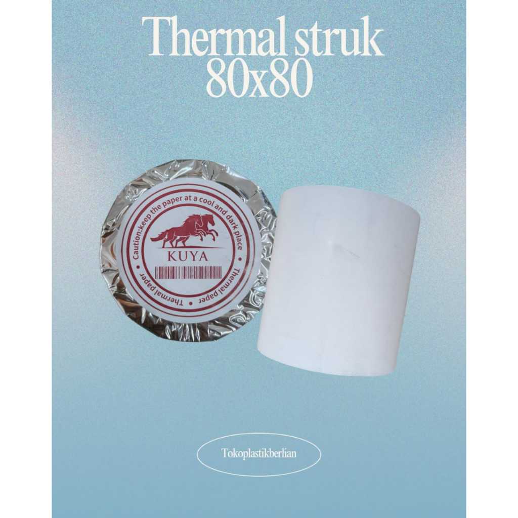 Thermal Receipt Paper / Cashier Paper / Paper Roll " Kuya" 80x80 ...
