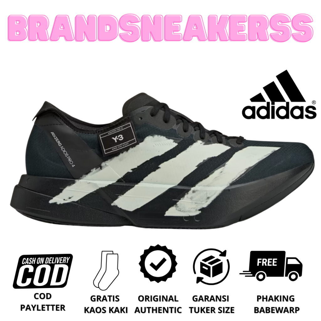 Adidas Adizero Adios Pro 4 Y 3 Yohji Yamamoto Black Off White Original ...