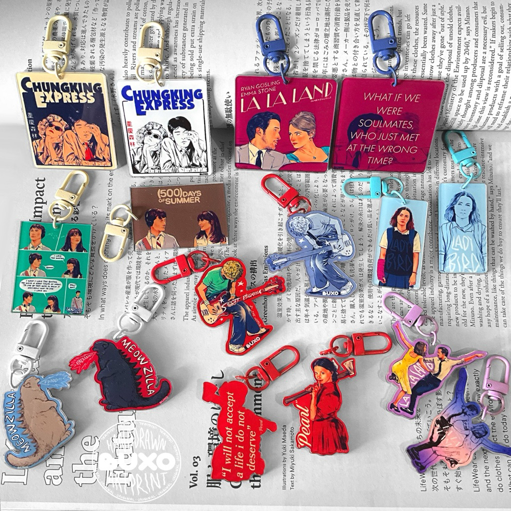 GANTUNGAN Buxo - MOVIE / SERIES KEYCHAIN 2 sides - premium acrylic ...