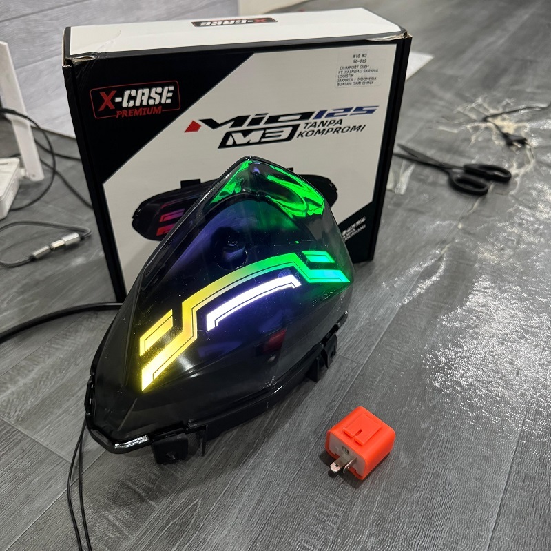 STOP LAMP MIO M3 LAZY LUMMATAIL RGB CONNECT APK 256 MODE STOPLAMP MIO ...
