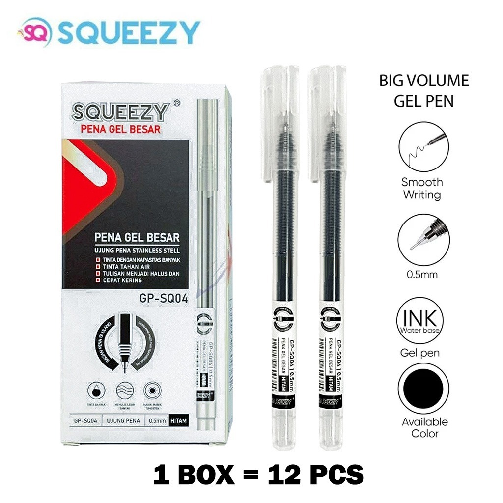 PACK gel Pen Ballpoint Pen Ballpoint Pen/ gel Pen GP - SQ04 Squeezy (12 ...