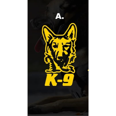 K9 Dog Cutting Sticker Police Tracker | Shopee Philippines