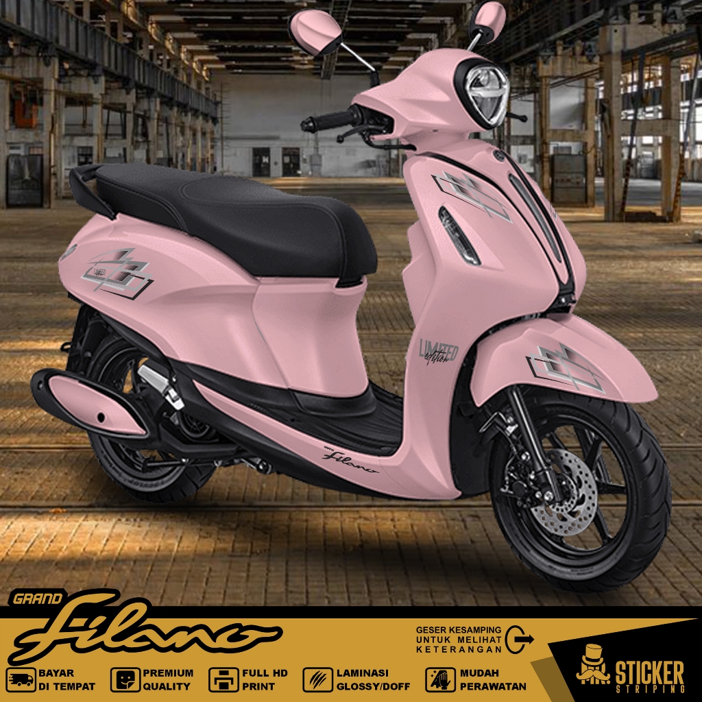 Yamaha Grand Filano Full Body Decal Custom Sticker Polet Variation ...