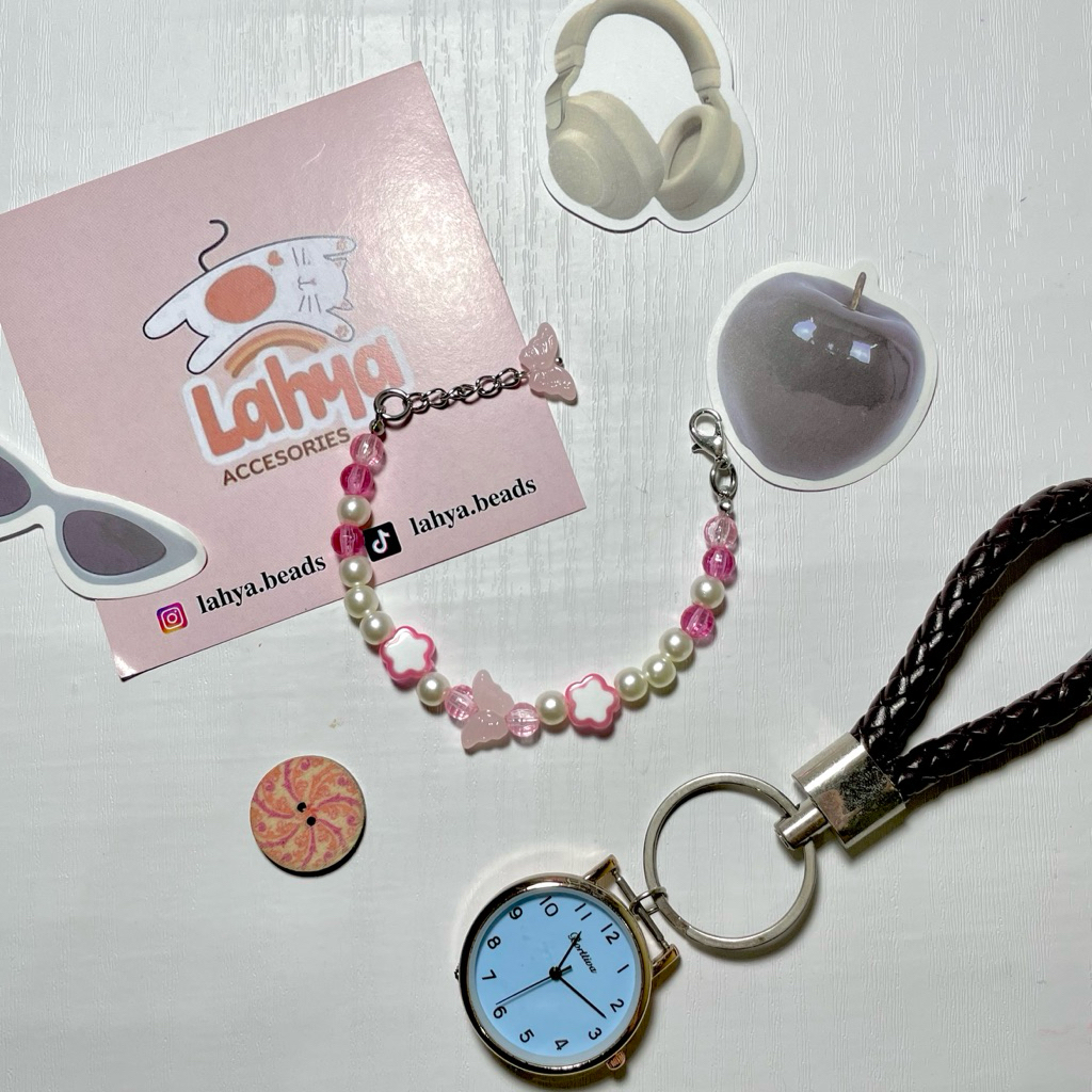 Stainless steel bead bracelet | Aesthetic bead bracelet | Shopee ...