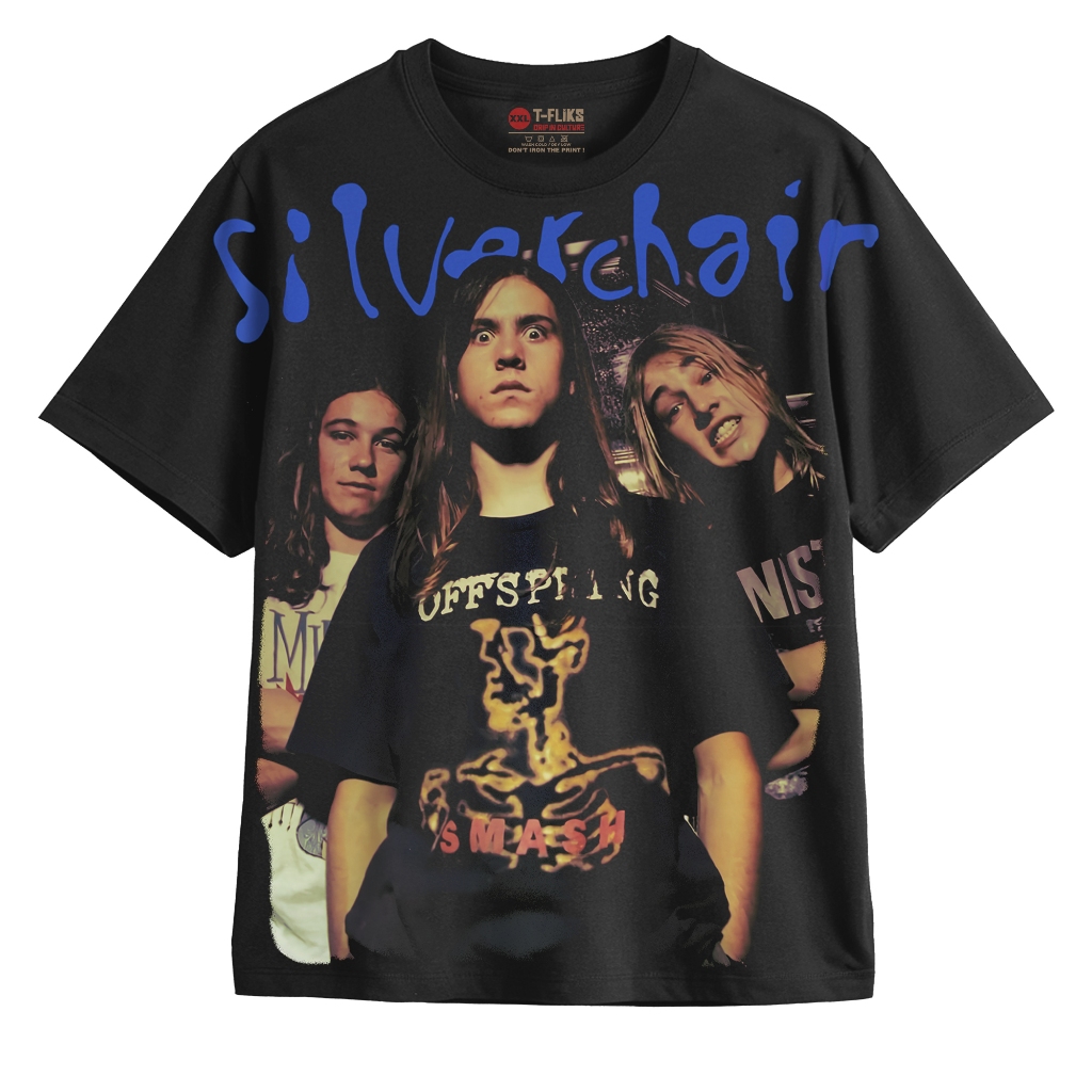 SILVERCHAIR BAND TSHIRT OVERSIZE UNISEX BLACK - TFIKS | Shopee Philippines