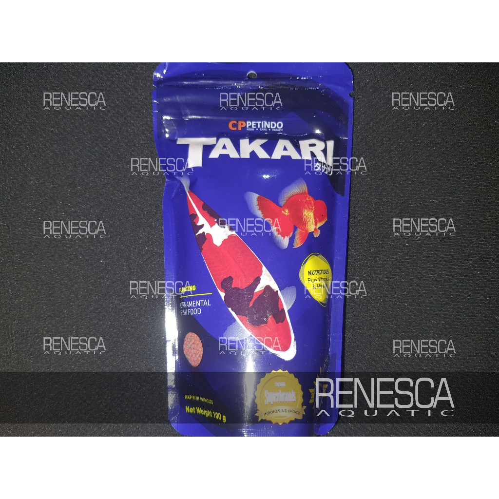 Takari Fish Food Mix 1mm 100 Grams - Aquarium and Pond Ornamental Fish ...