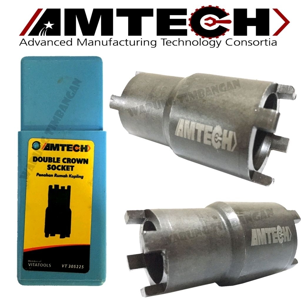 0AMTECH Crown Key Type B Double Crown Socket Clutch Nut | Shopee ...