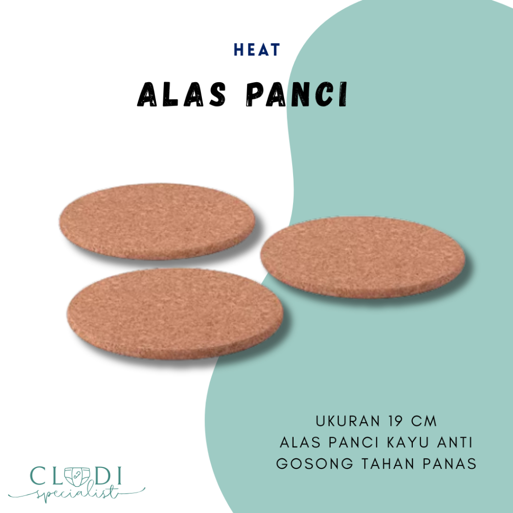 H3AT Anti-Scald Wooden Pot Mat Heat Resistant Pan Holder Stove Dining ...