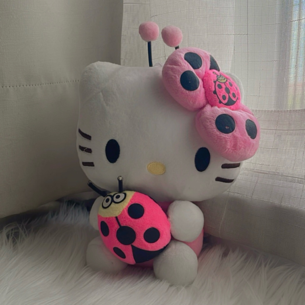 Hello Kitty Lady Bug Plush - Original Hello Kitty Sanrio | Shopee ...