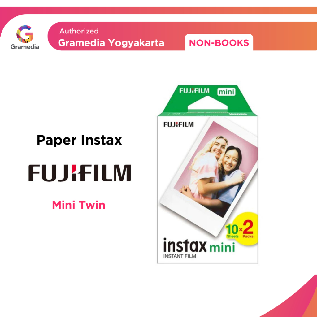 Gramedia Yogya - Jaya Utama Fujifilm Instax Mini (Plain) contains 20 ...