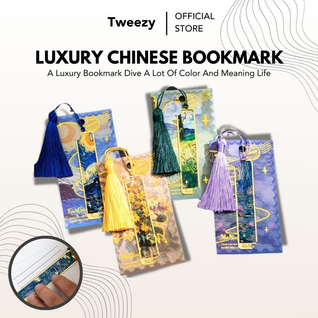 Antique Metal Bookmarks Chinese Style Bookmarks Brass Tassel Markers ...