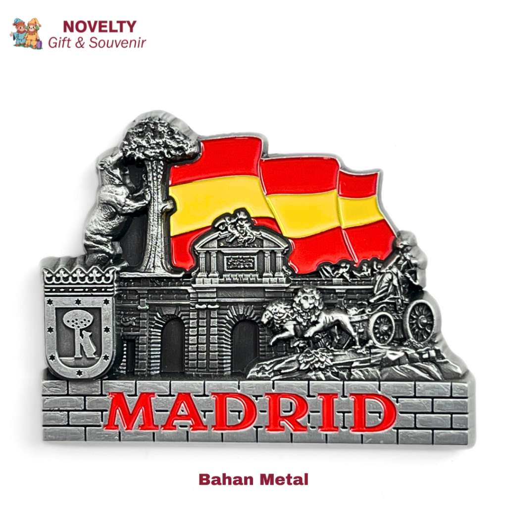 Madrid Spain fridge magnet souvenirs from Espana Spain | Shopee Philippines