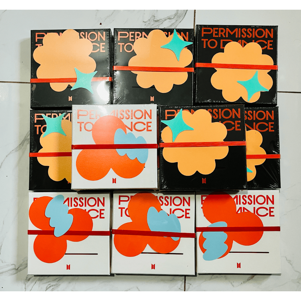 BTS OFFICIAL SEALED PERMISSION TO DANCE PTD LIVE CONNECT ALBUM CONTACT ...