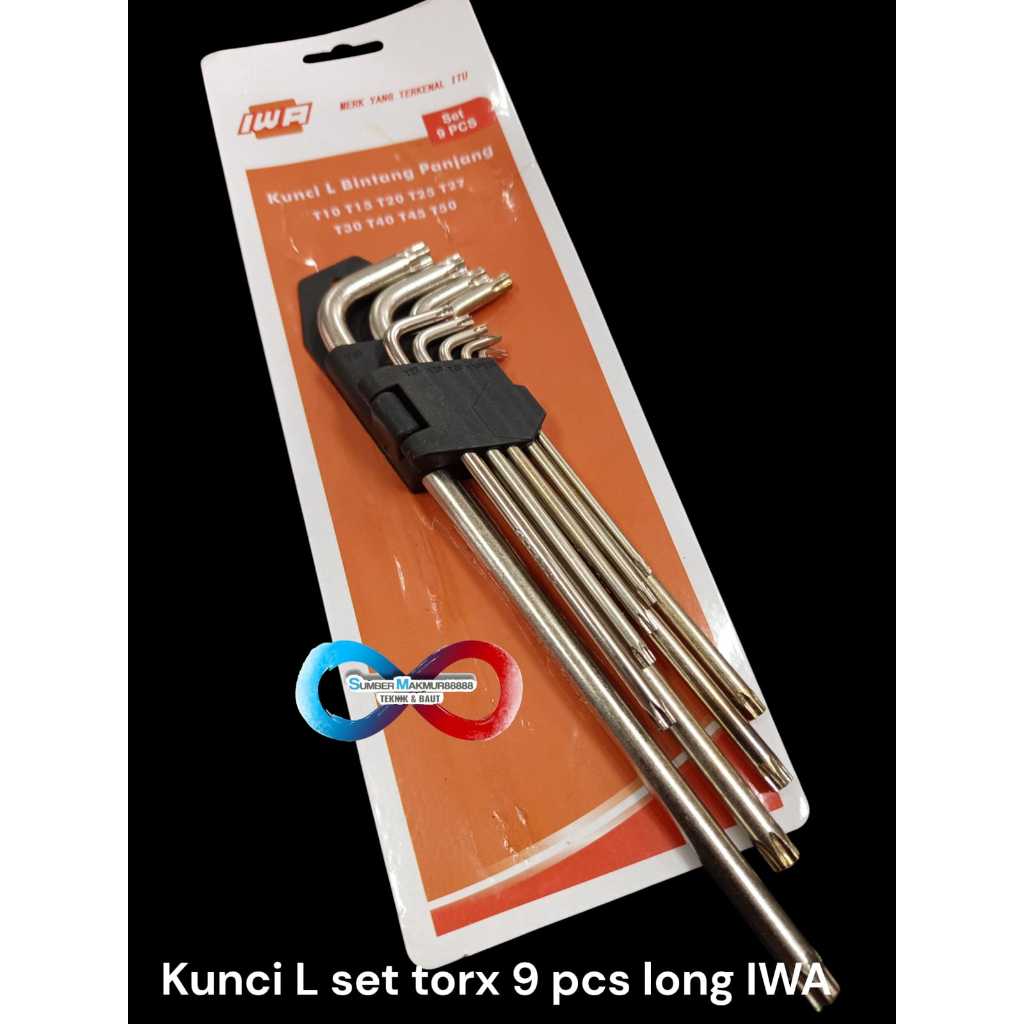 IWA 9pcs long star L key set | Shopee Philippines