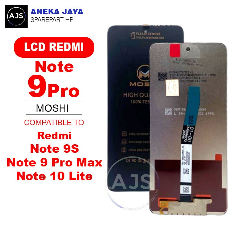 LCD REDMI NOTE 9 PRO COMPATIBLE TO REDMI NOTE 9S / NOTE 9 PRO MAX ...