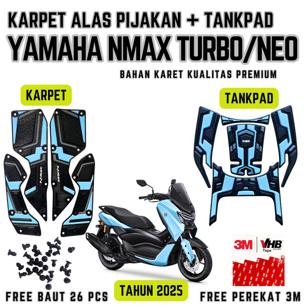 YAMAHA NMAX TURBO/TECHMAX/NEO/NEO S MOTORCYCLE ACCESSORIES BUNDLING ...