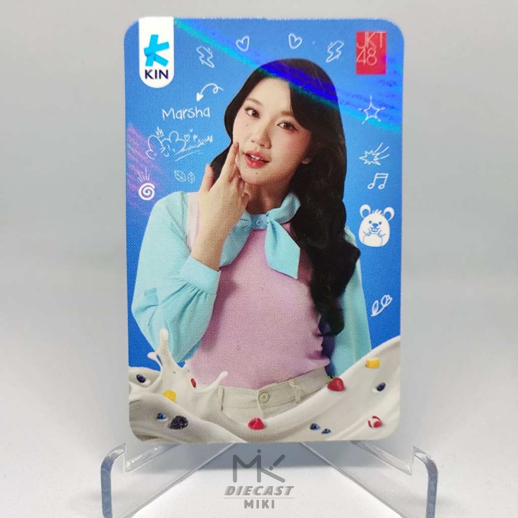MARSHA POSE JKT48 X KIN YOGURT PHOTOCARD COLLECTIBLE LIMITED EDITION ...