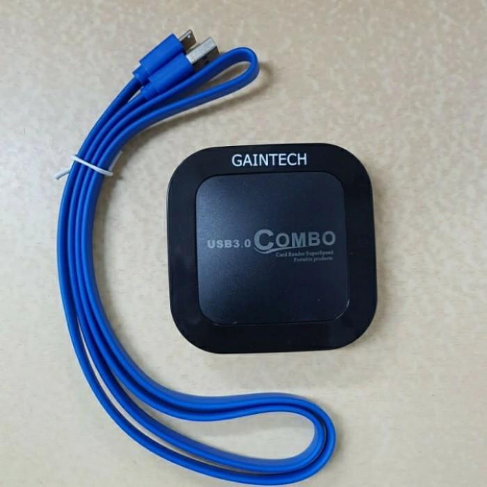 Usb 3.0 Hub 3 Port + Gaintech Card Reader | Shopee Philippines
