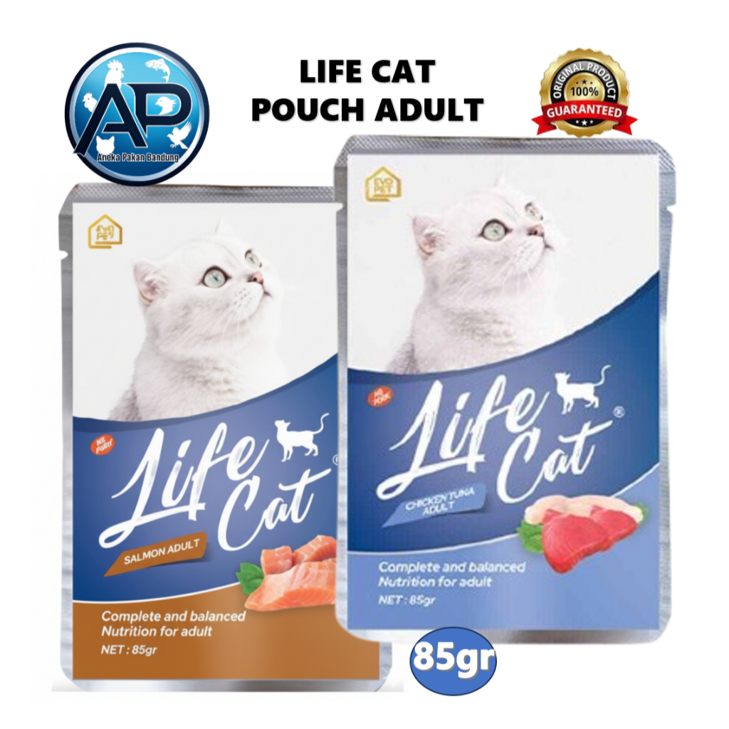Life Cat Pouch Adult Wet Sachet 85gr - Life Cat Sachet Wet Cat Food ...